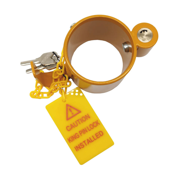 iFJF 5th Wheel King Pin Lock Solid Steel Trailer King Pin Lock Anti Th ...